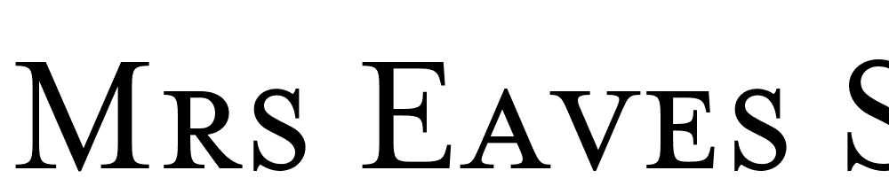 Mrs Eaves font Full Family Free [Download Now]