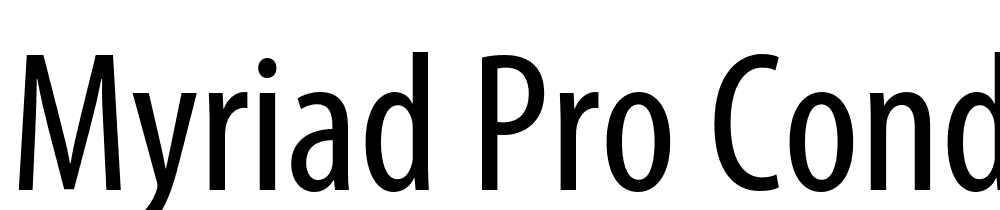Myriad Pro font Full Family Free [Download Now]