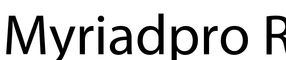 Myriad Pro font Full Family Free [Download Now]