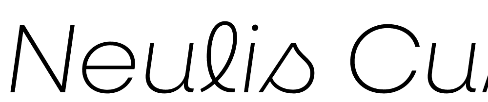 Neulis Cursive font Full Family Free [Download Now]
