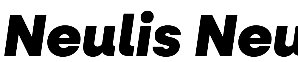 Neulis Sans font Full Family Free [Download Now]