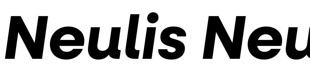Neulis Sans font Full Family Free [Download Now]