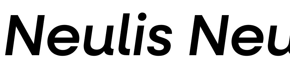 Neulis Sans font Full Family Free [Download Now]