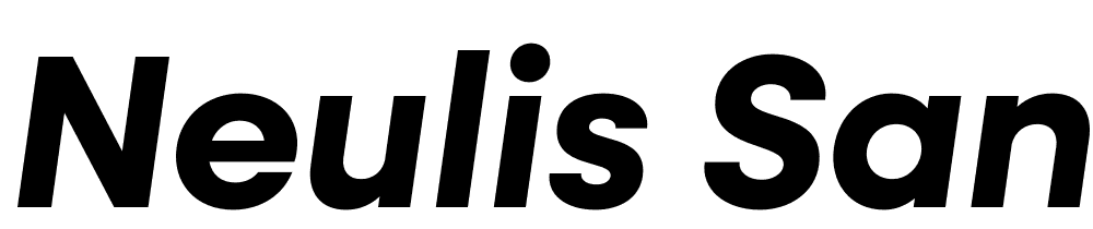 Neulis Sans font Full Family Free [Download Now]