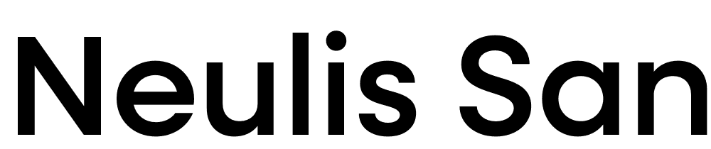 Neulis Sans font Full Family Free [Download Now]