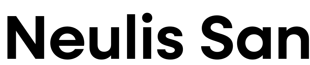 Neulis Sans font Full Family Free [Download Now]