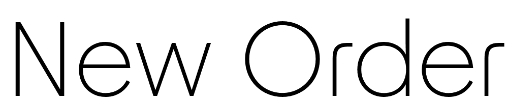 New Order font Full Family Free [Download Now]