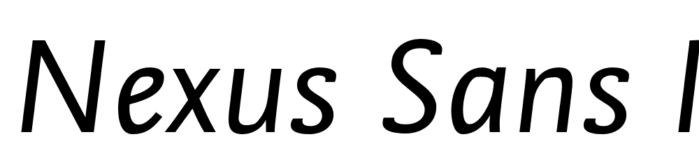 Nexus Sans Pro font Full Family Free [Download Now]