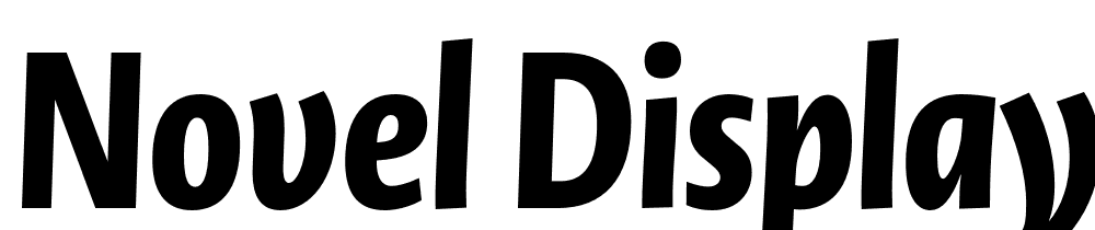 Novel Display font Full Family Free [Download Now]