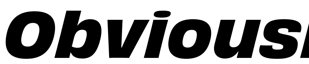 Obviously font Full Family Free [Download Now]