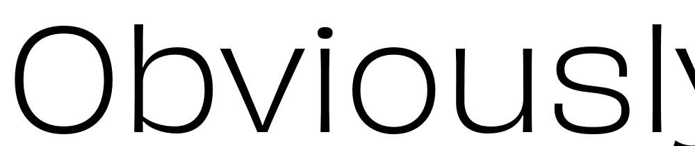 Obviously font Full Family Free [Download Now]