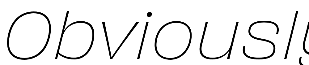 Obviously font Full Family Free [Download Now]