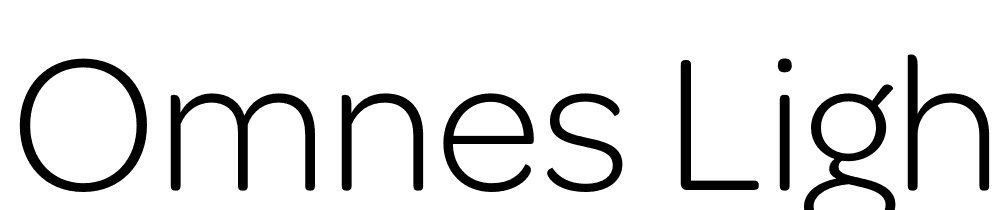 Omnes font Full Family Free [Download Now]