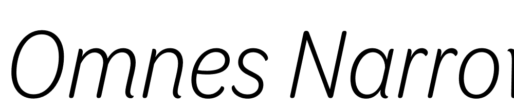 Omnes font Full Family Free [Download Now]
