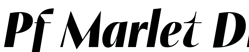 PF Marlet Display font Full Family Free [Download Now]