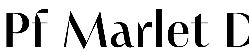 PF Marlet Display font Full Family Free [Download Now]
