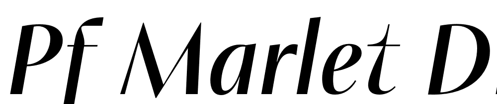 PF Marlet Display font Full Family Free [Download Now]