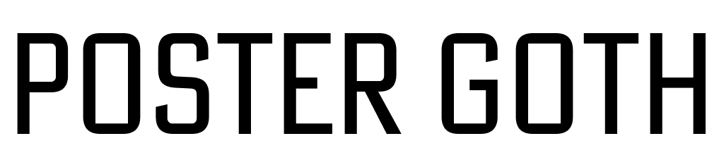 Poster Gothic ATF font Full Family Free [Download Now]