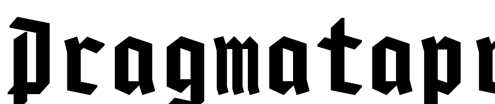 Pragmata Pro Fraktur font Full Family Free [Download Now]