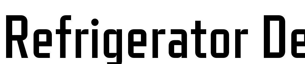 Refrigerator Deluxe font Full Family Free [Download Now]