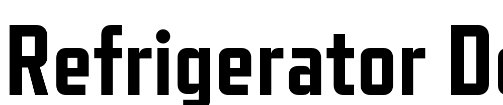 Refrigerator Deluxe font Full Family Free [Download Now]