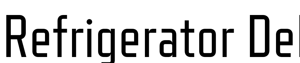 Refrigerator Deluxe font Full Family Free [Download Now]