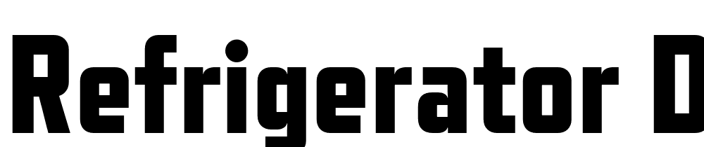 Refrigerator Deluxe font Full Family Free [Download Now]