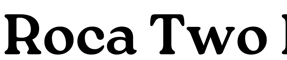 Roca Two font Full Family Free [Download Now]