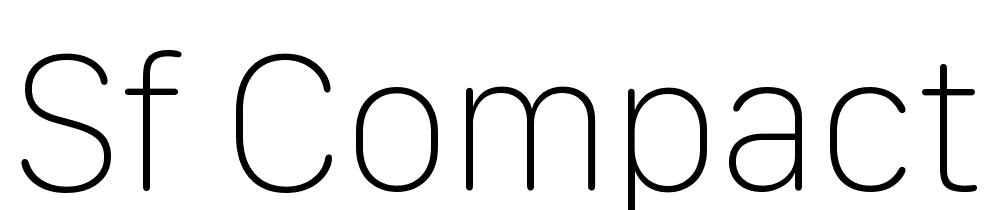 SF Compact Display font Full Family Free [Download Now]