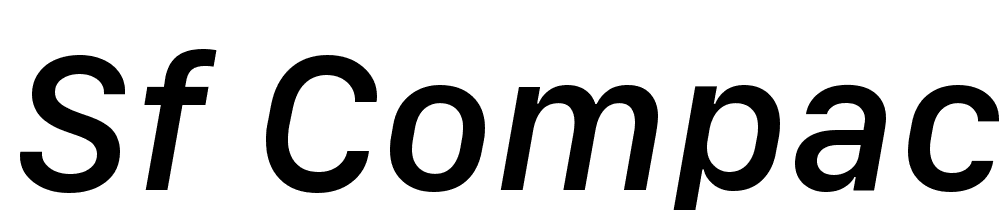 SF Compact Display font Full Family Free [Download Now]