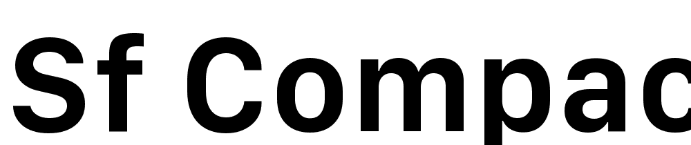 SF Compact Display font Full Family Free [Download Now]