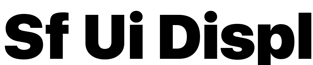 SF Compact Display font Full Family Free [Download Now]