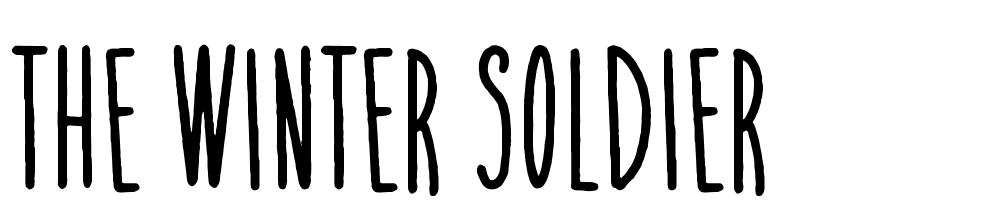 The Winter Soldier font Full Family Free [Download Now]
