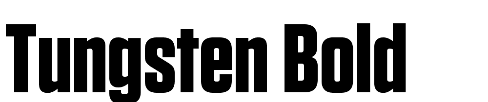 Tungsten font Full Family Free [Download Now]