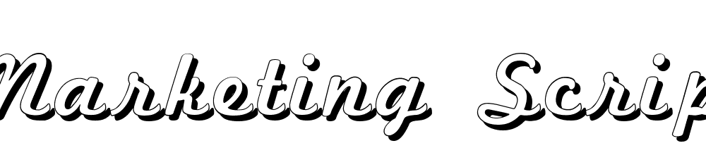 Marketing Script font Full Family Free [Download Now]