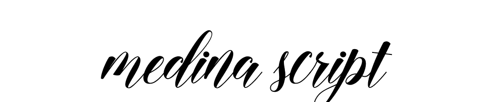 medina script font Full Family Free [Download Now]