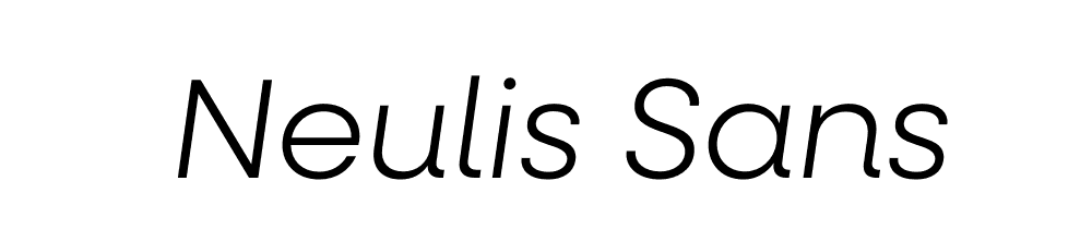 Neulis Sans font Full Family Free [Download Now]