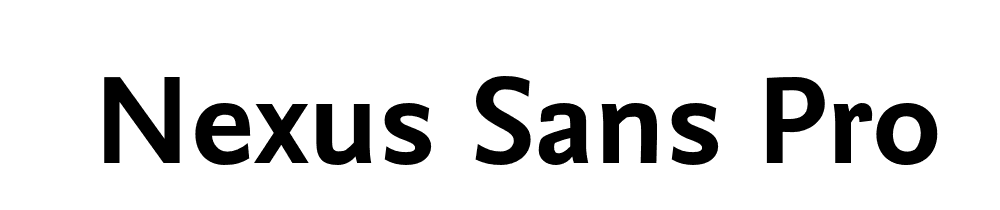 Nexus Sans Pro font Full Family Free [Download Now]