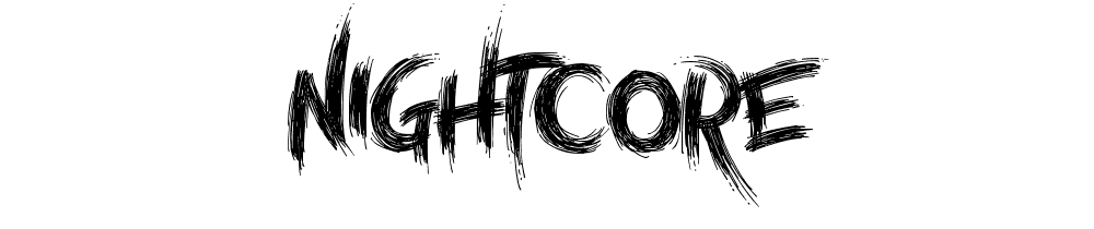 nightcore font Full Family Free [Download Now]