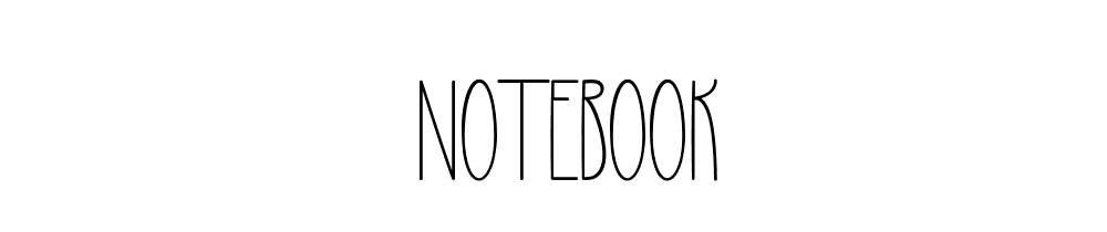 Notebook font Full Family Free [Download Now]