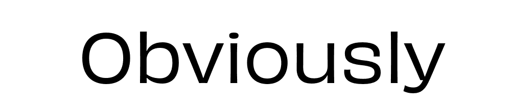 Obviously font Full Family Free [Download Now]