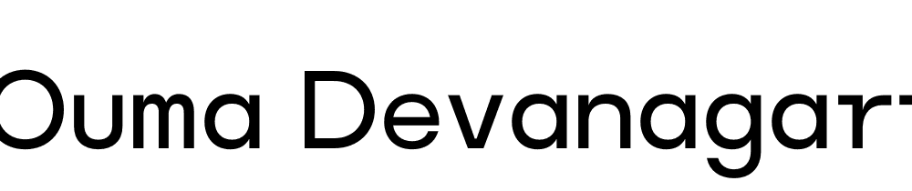 Ouma Devanagari font Full Family Free [Download Now]