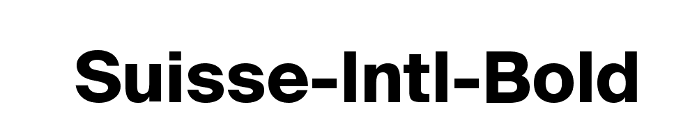 Suisse-Intl-Bold - Free fonts | helvetica neue Font Free Download