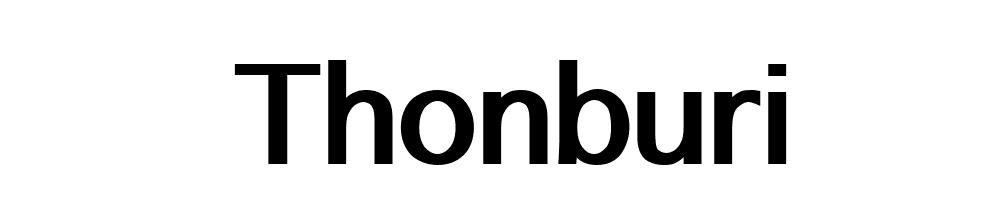 Thonburi font Full Family Free [Download Now]
