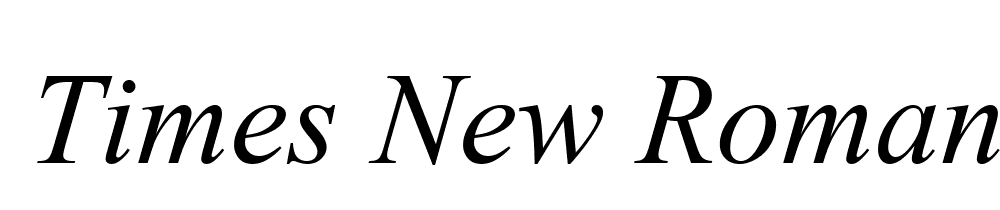 Times New Roman font Full Family Free [Download Now]