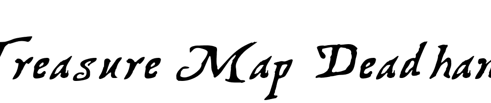 Treasure Map Deadhand font Full Family Free [Download Now]