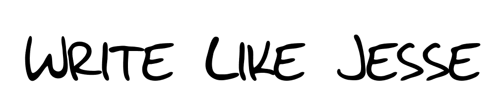 Write Like Jesse font Full Family Free [Download Now]